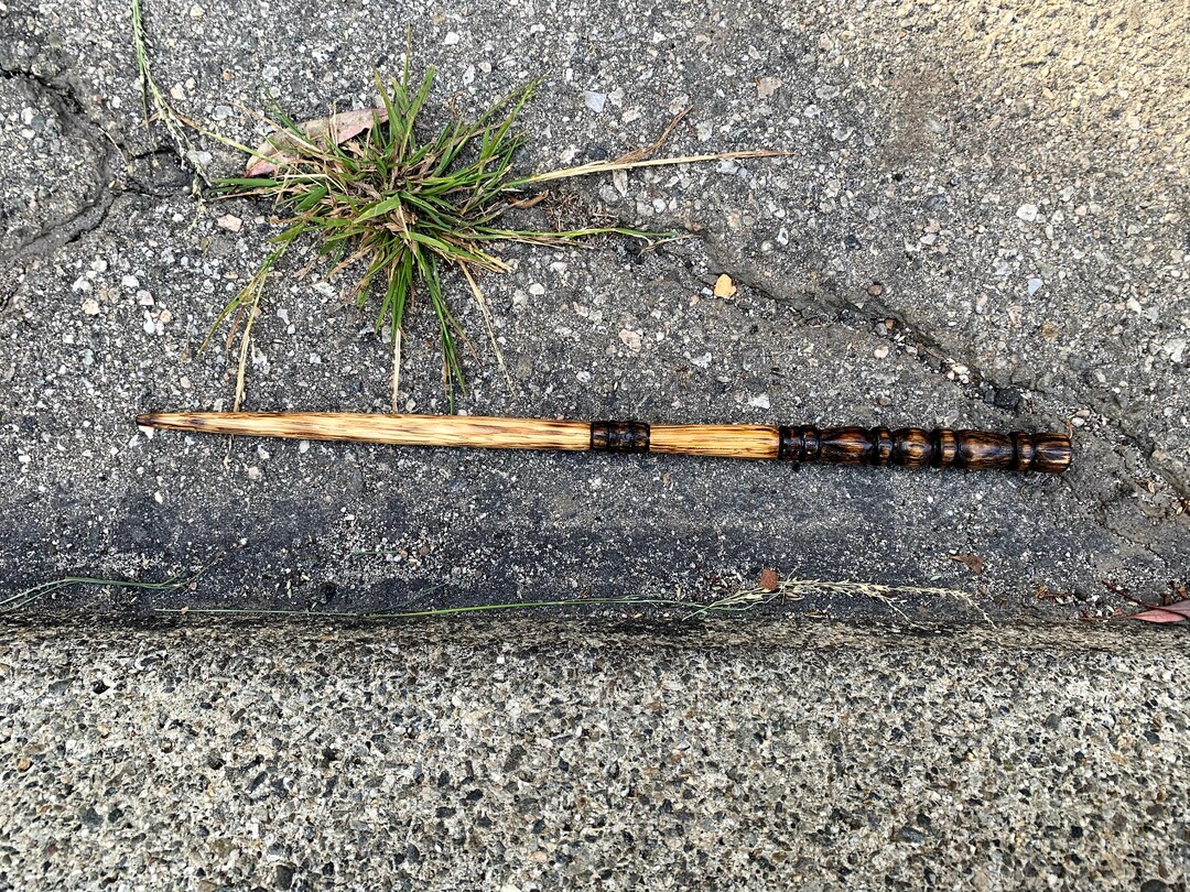 WAND 190 Hickory and Mother of Pearl 14 1/2 - Etsy