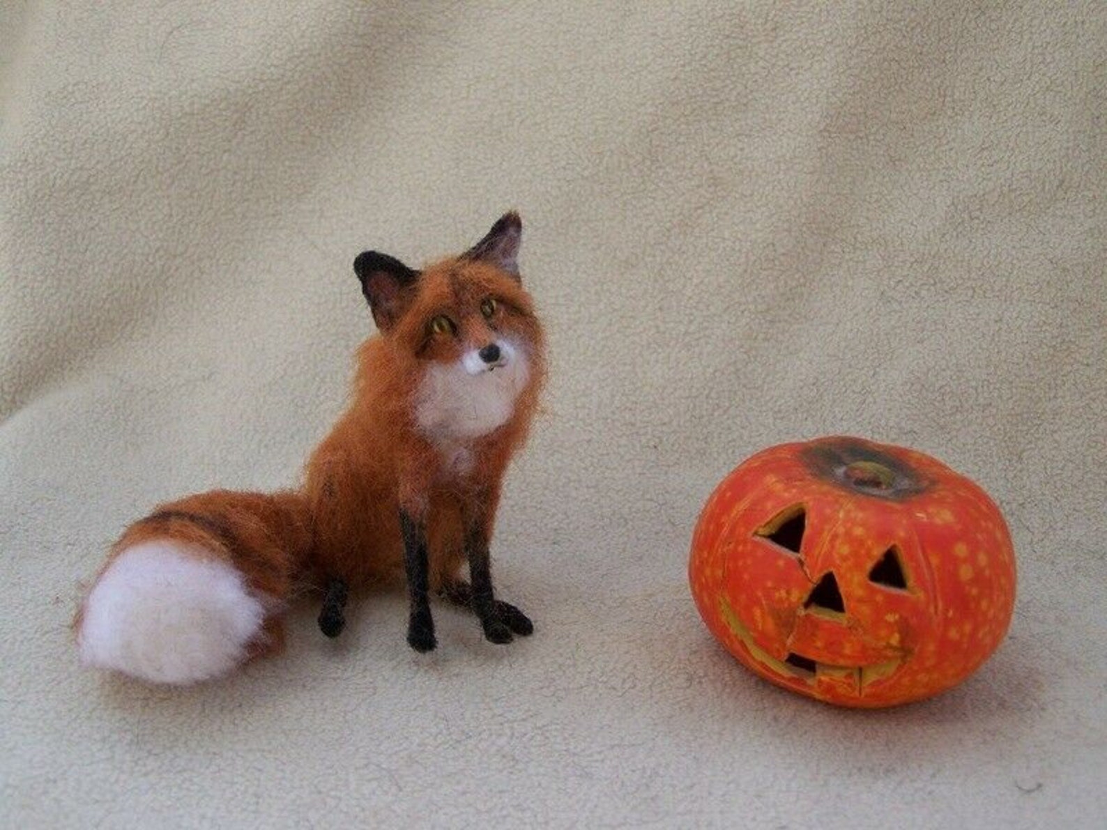 MADE to ORDER Ooak Dollhouse Miniature Red Fox by Malga - Etsy
