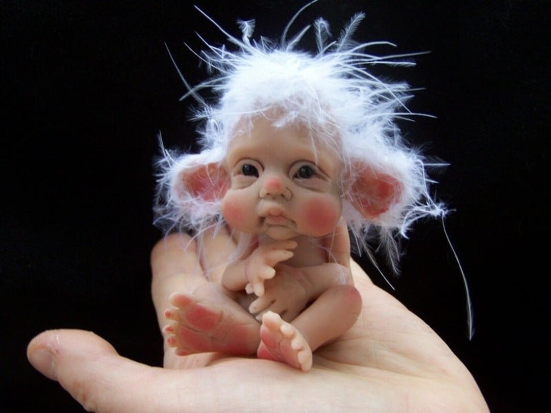 MADE TO ORDER Ooak Snowflake Elf With Hat by Malga - Etsy UK