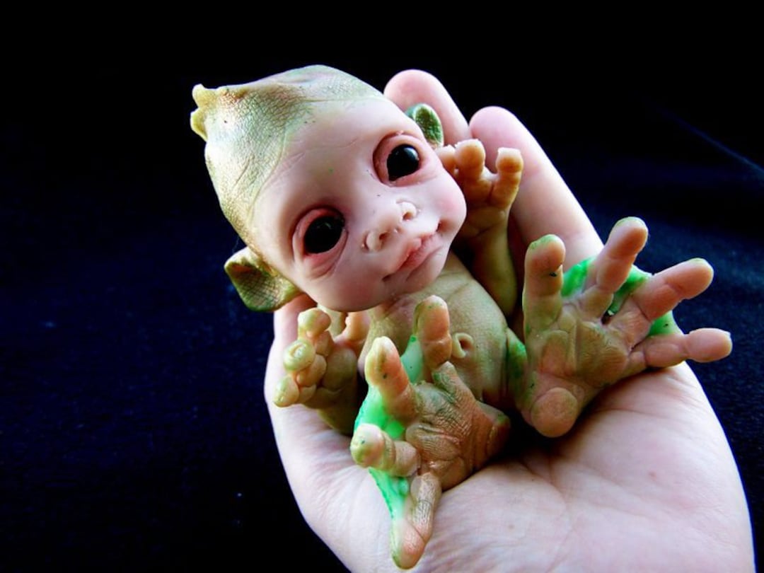 Made to Order OOAK Little Frog Elf by Malga - Etsy