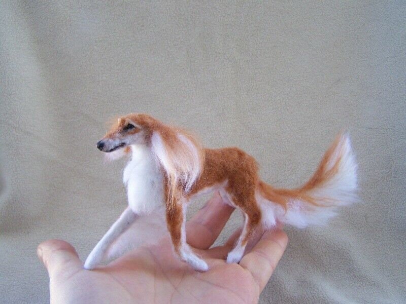 Made to Order Ooak Miniature Dollhouse Running Saluki Dog - Best in ...