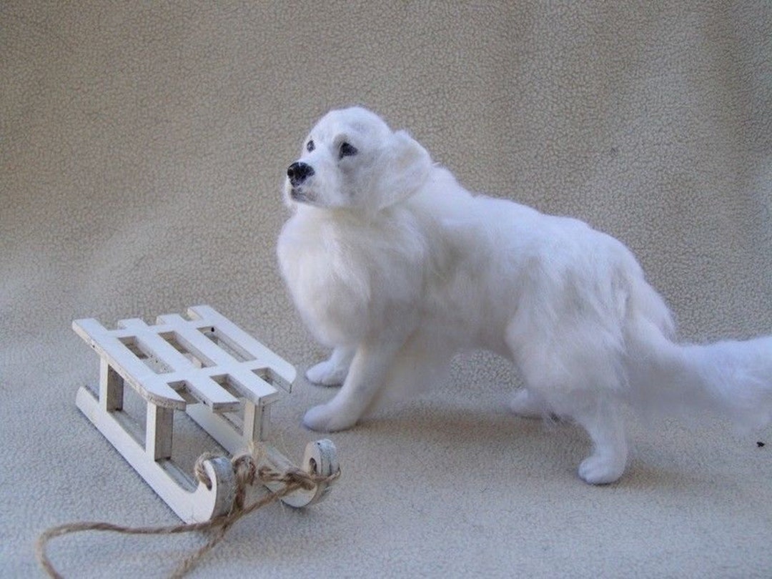 Made to Order Ooak Dollhouse Miniature Pyrenees Mountain Dog by Malga ...