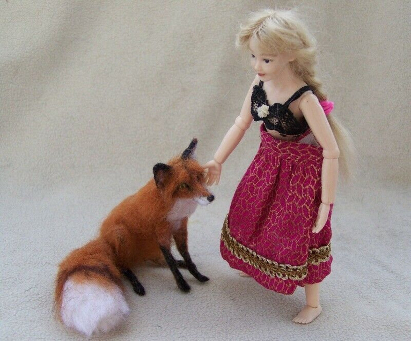 MADE to ORDER Ooak Dollhouse Miniature Red Fox by Malga - Etsy