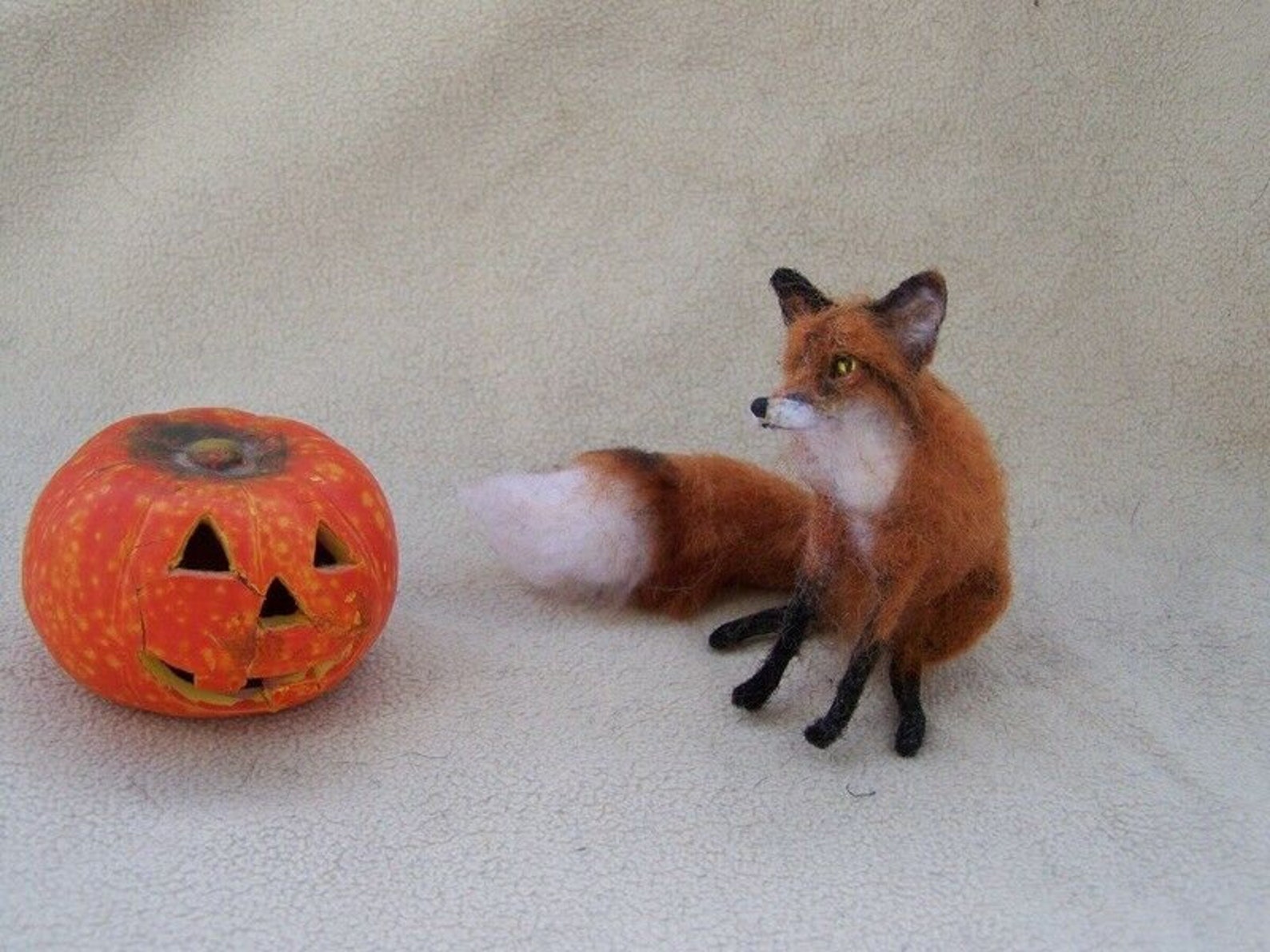 MADE to ORDER Ooak Dollhouse Miniature Red Fox by Malga - Etsy