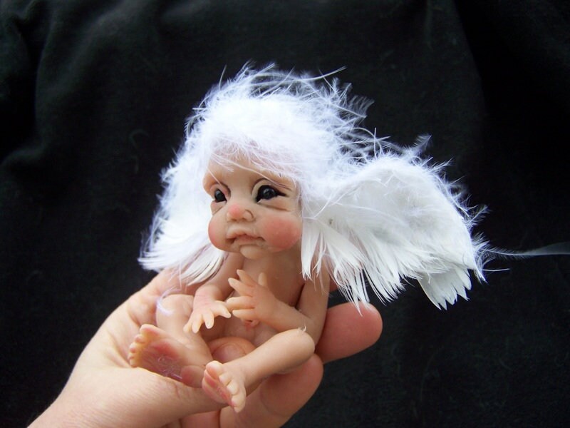 Made to Order Ooak Snowflake Angel Elf by Malga | Etsy