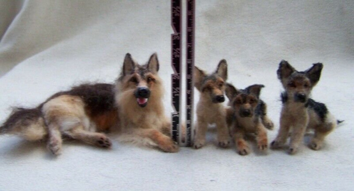 MADE to ORDER Realistic Dollhouse Miniature Dog German - Etsy