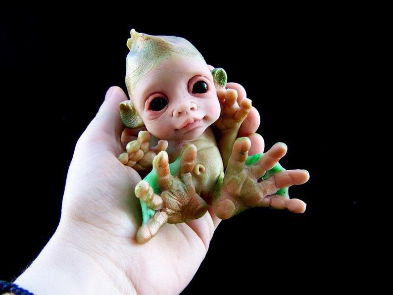 Made to Order OOAK Little Frog Elf by Malga - Etsy