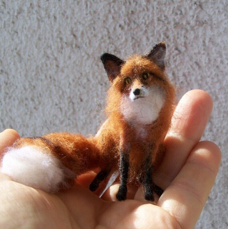MADE to ORDER Ooak Dollhouse Miniature Red Fox by Malga | Etsy
