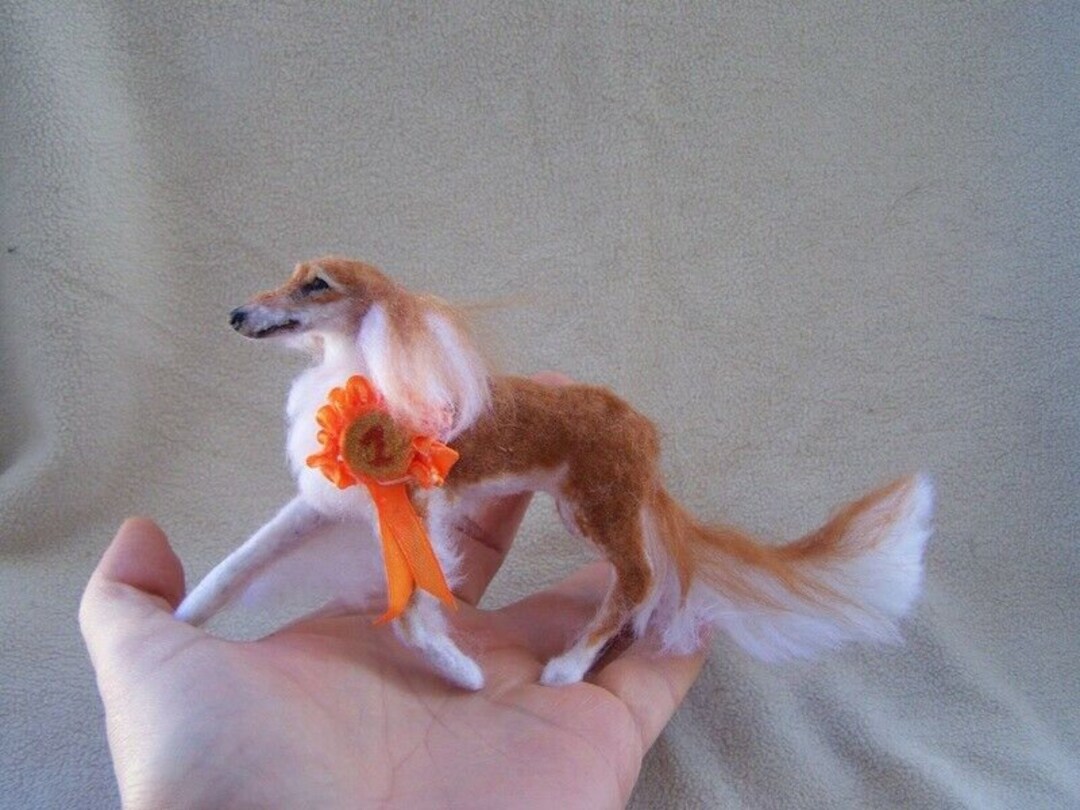 Made to Order Ooak Miniature Dollhouse Running Saluki Dog - Best in ...