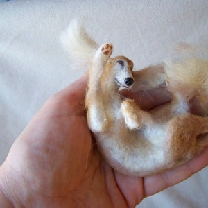 Made to Order Ooak Miniature Dollhouse Playful Saluki Dog by Malga - Etsy