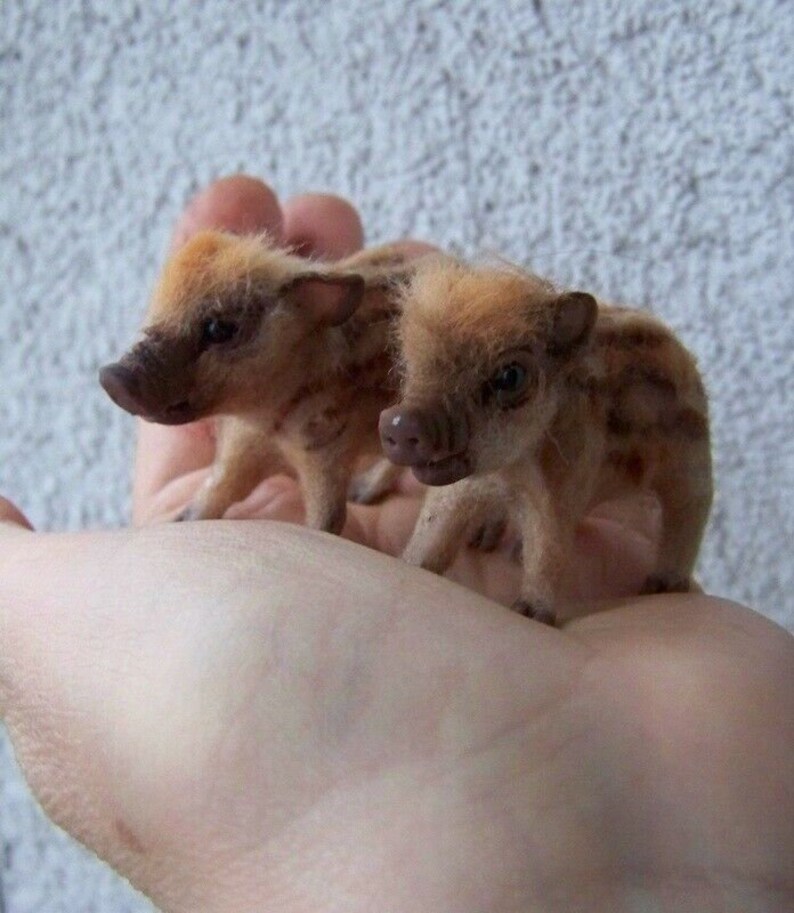 MADE to Order Ooak Dollhouse Miniature ONE Wild Boar Baby - Etsy