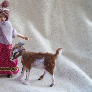 Ooak Made to Order Dollhouse Miniature 1/12 Scale Goat by Malga - Etsy