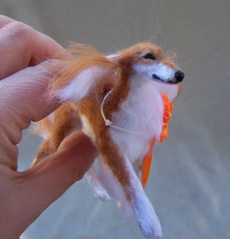 Made to Order Ooak Miniature Dollhouse Running Saluki Dog - Best in ...