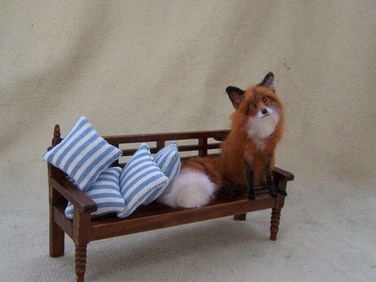 MADE to ORDER Ooak Dollhouse Miniature Red Fox by Malga - Etsy