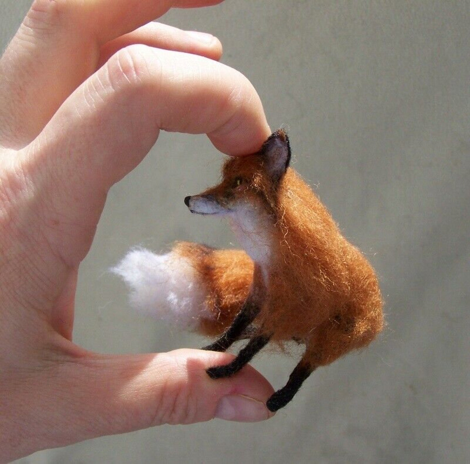 MADE to ORDER Ooak Dollhouse Miniature Red Fox by Malga - Etsy