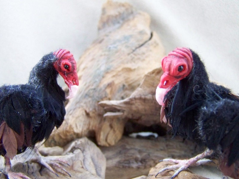 MADE to Order Ooak Dollhouse Miniature ONE Turkey Vulture Halloween by ...