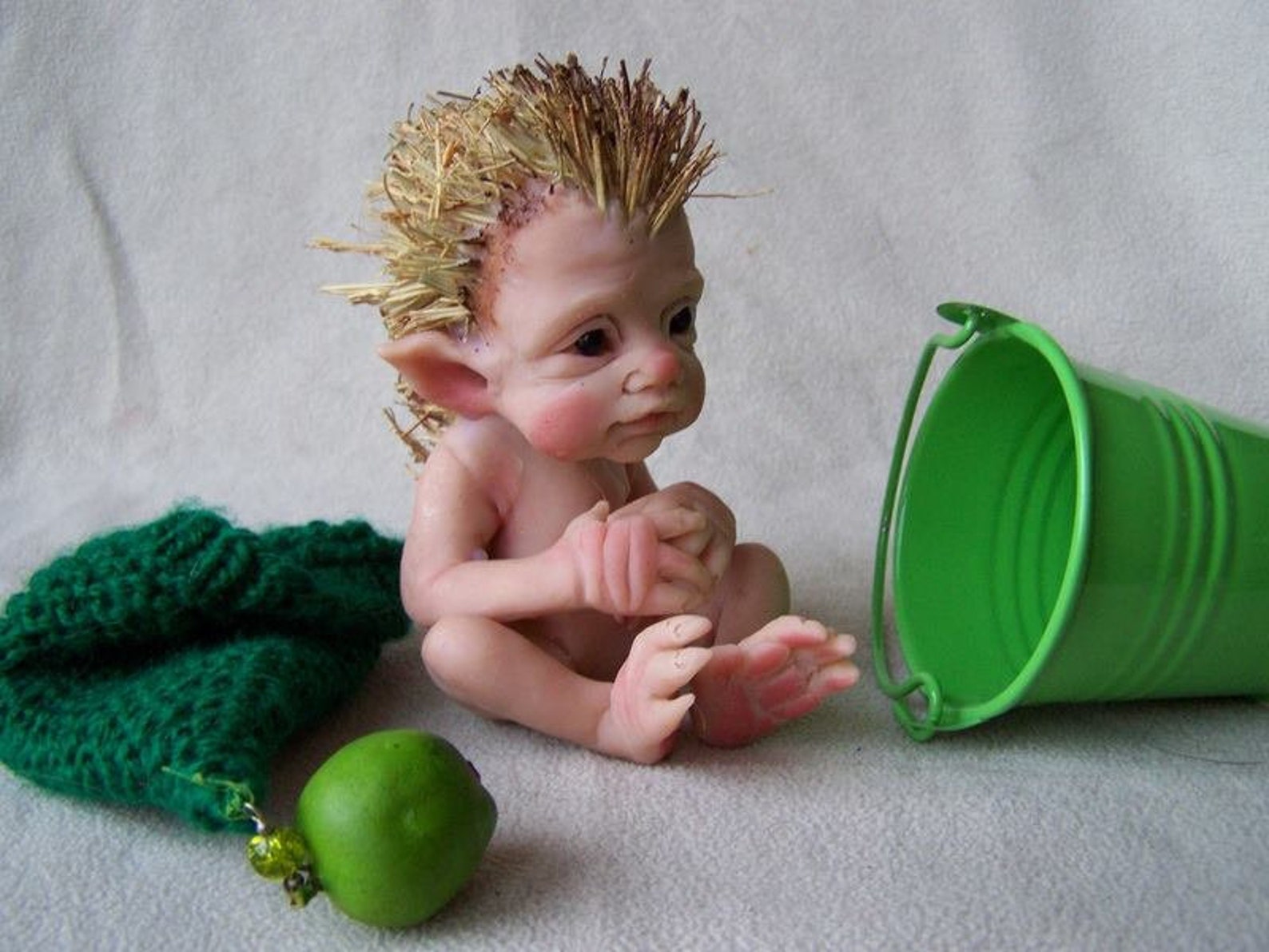 MADE TO ORDER Ooak Hedgehog Elf by Malga - Etsy