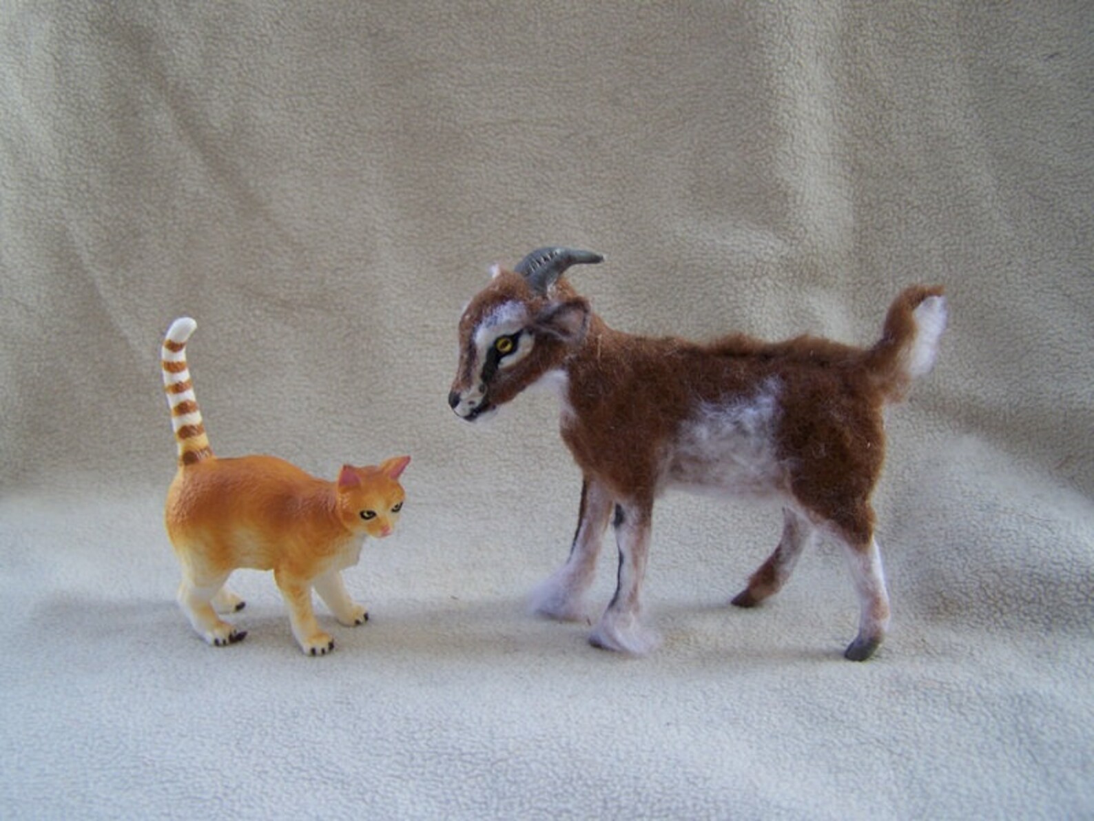 Ooak Made to Order Dollhouse Miniature 1/12 Scale Goat by Malga - Etsy