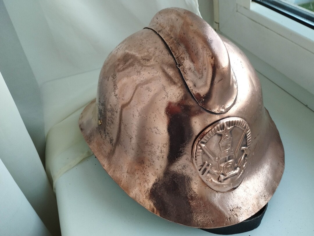 Vintage USSR Soviet Fireman Parade Helmet - Etsy
