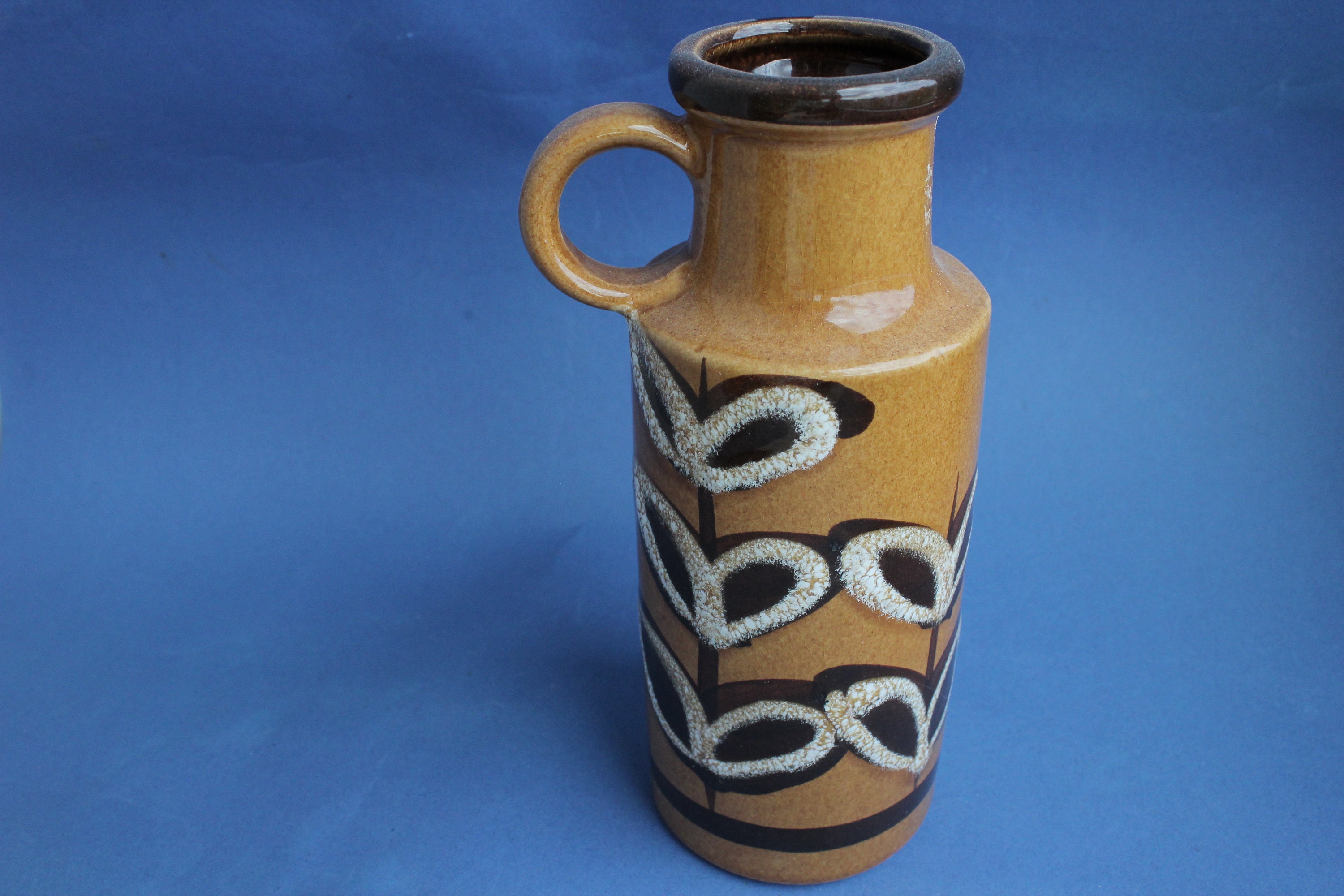 1960s German Scheurich Vintage Ceramic Flower Vase Retro Mid | Etsy