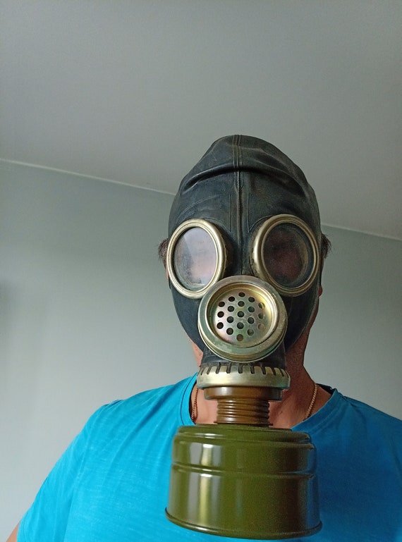 Vintage Soviet Russian USSR Military Gas Mask With Original - Etsy
