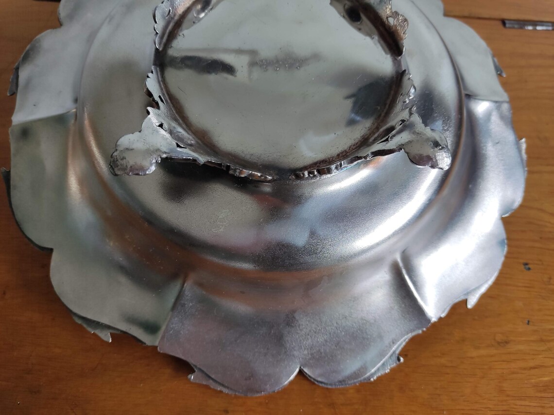 Antique Victor Silver Co. Quadruple Plate 1016 Handled Basket Silver ...