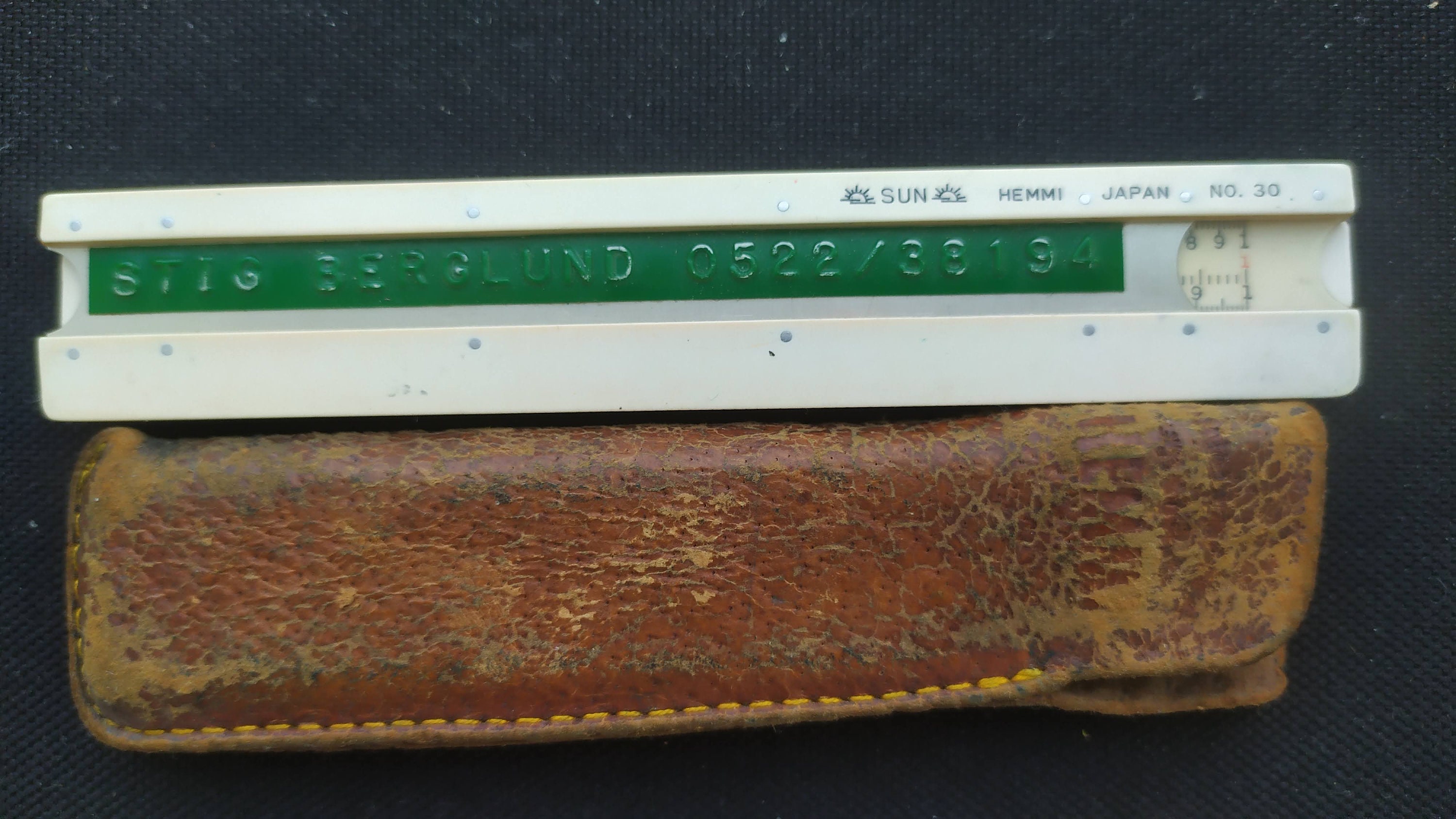 SUN HEMMI Bamboo Slide Rule No.30 Made in JAPAN Vintage | Etsy