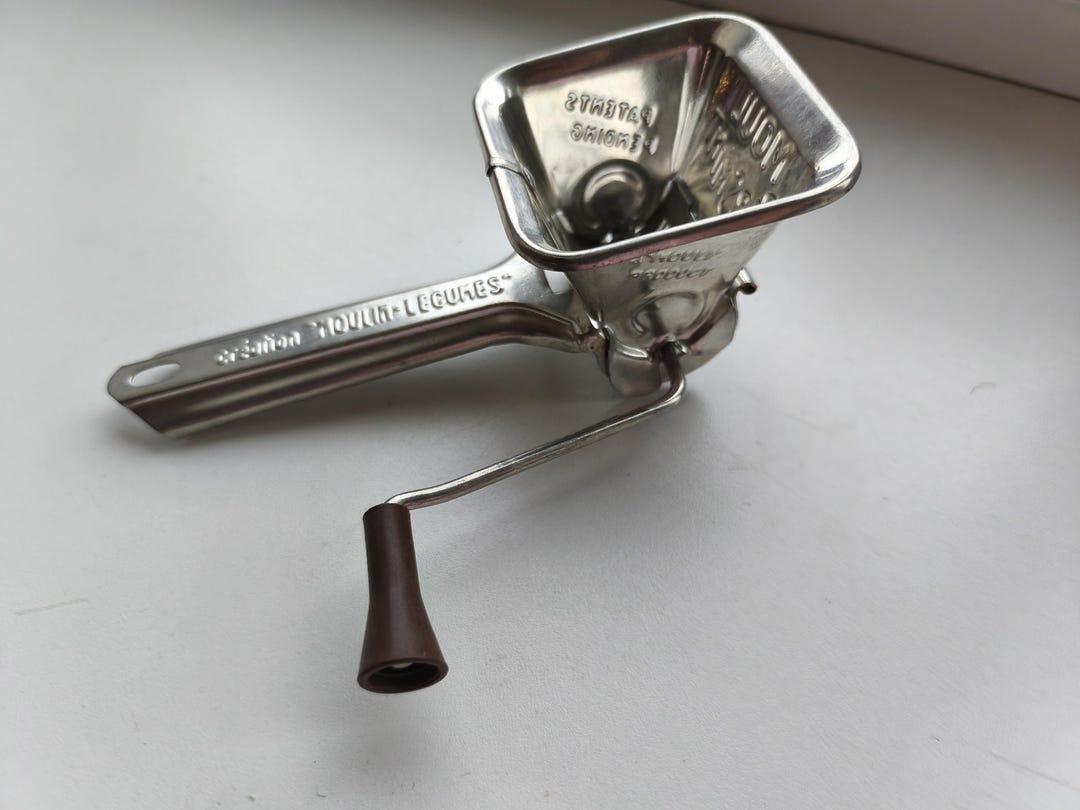 Vintage French Mouli Grater, Removable Barrel Hand-operated Collectible ...