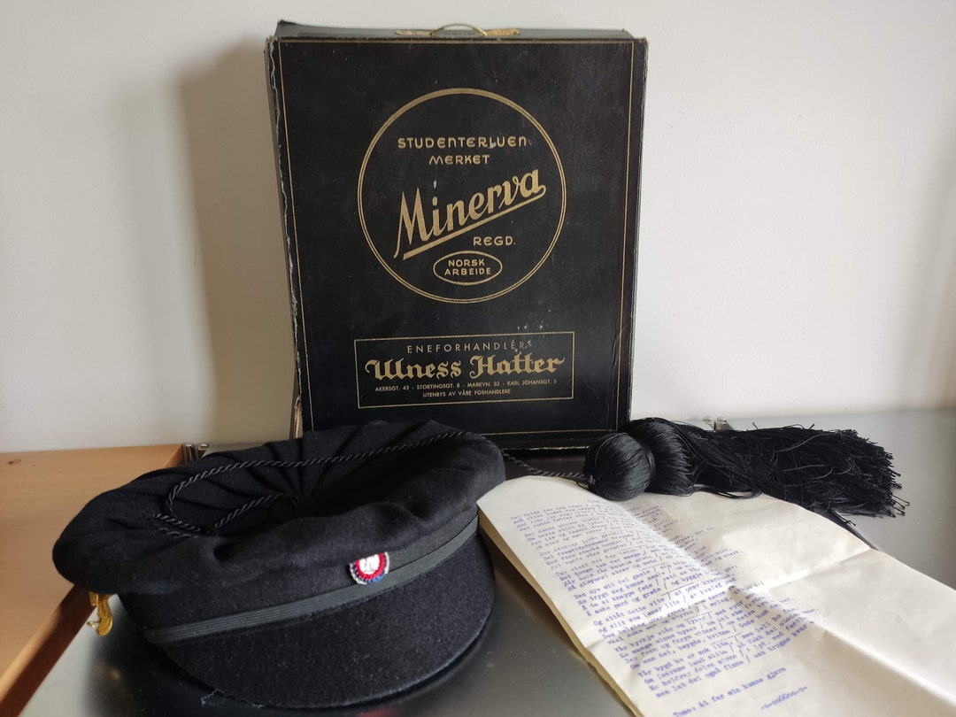 Norwegian Minerva Student Cap Collectible Russ Cap Studenterlue Eller ...