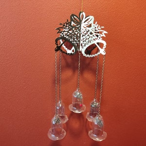 Vintage Scandia Present Christmas Ornament Decoration Mobile Bells ...