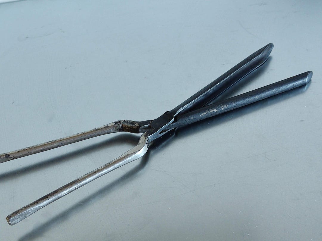 Antique Marcel Ringlet Curling Iron Vintage Hair Curler Tongs 10 Steel ...