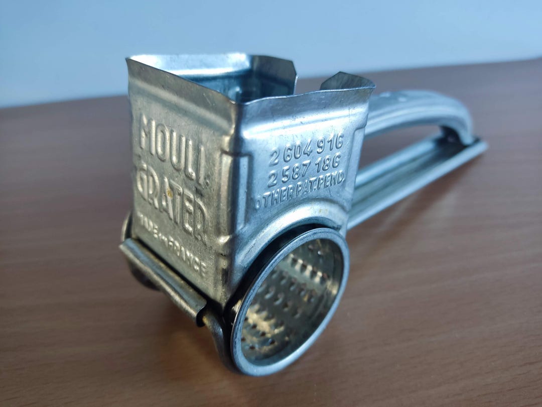 Vintage MOULI Rotary Hand Cheese Grater - Red Handle - Made in France ...