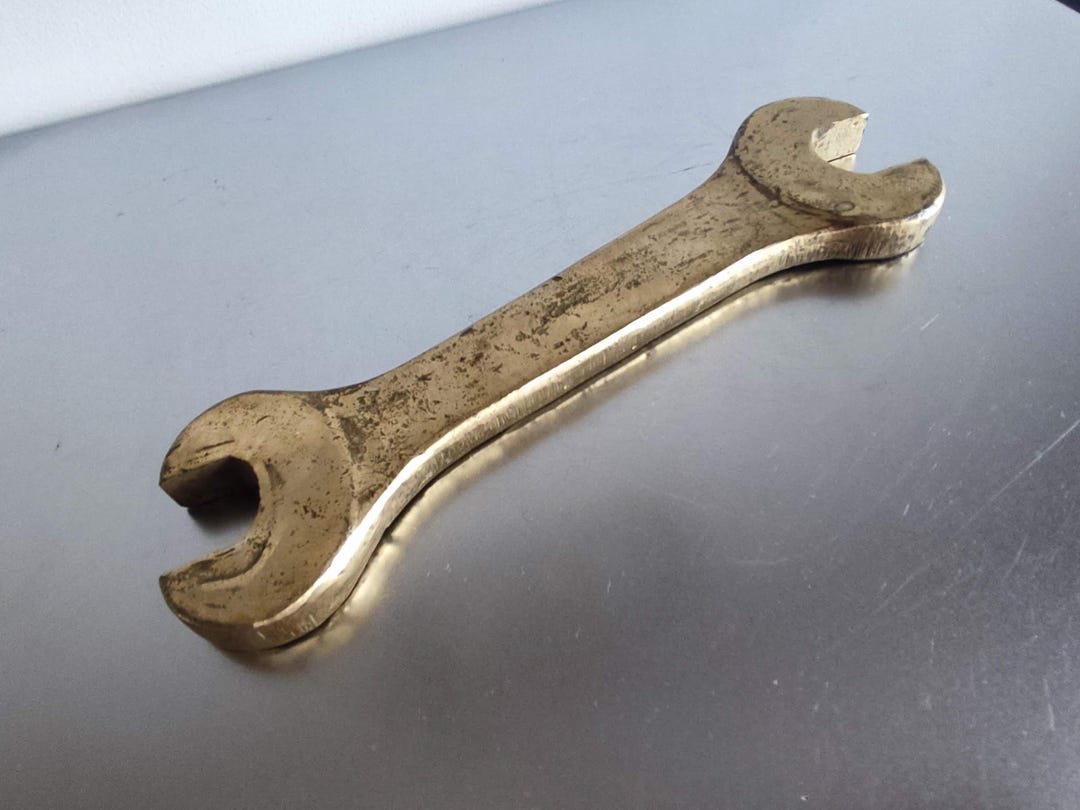 Old Vintage Large Heavy Wrench Brass Non-sparking 24/27 1940s - Etsy