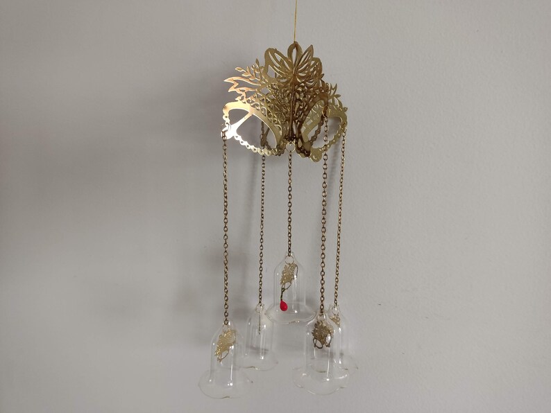 Vintage Scandia Present Christmas Ornament Decoration Mobile Bells ...