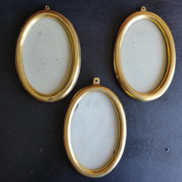 Oval Brass Frames - Etsy