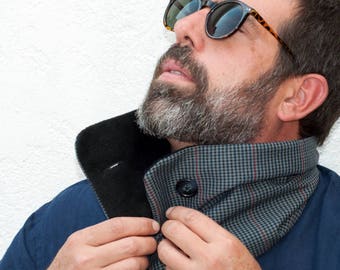 Mens neck scarf | Etsy