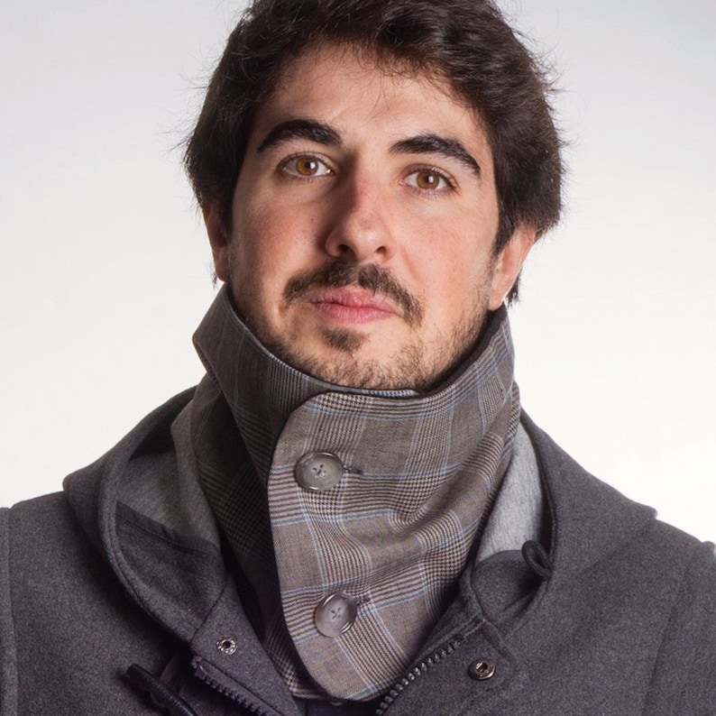 Man Scarf, Infinity Scarf, Chunky Scarf, Men Neck Warmer, Man Cowl ...