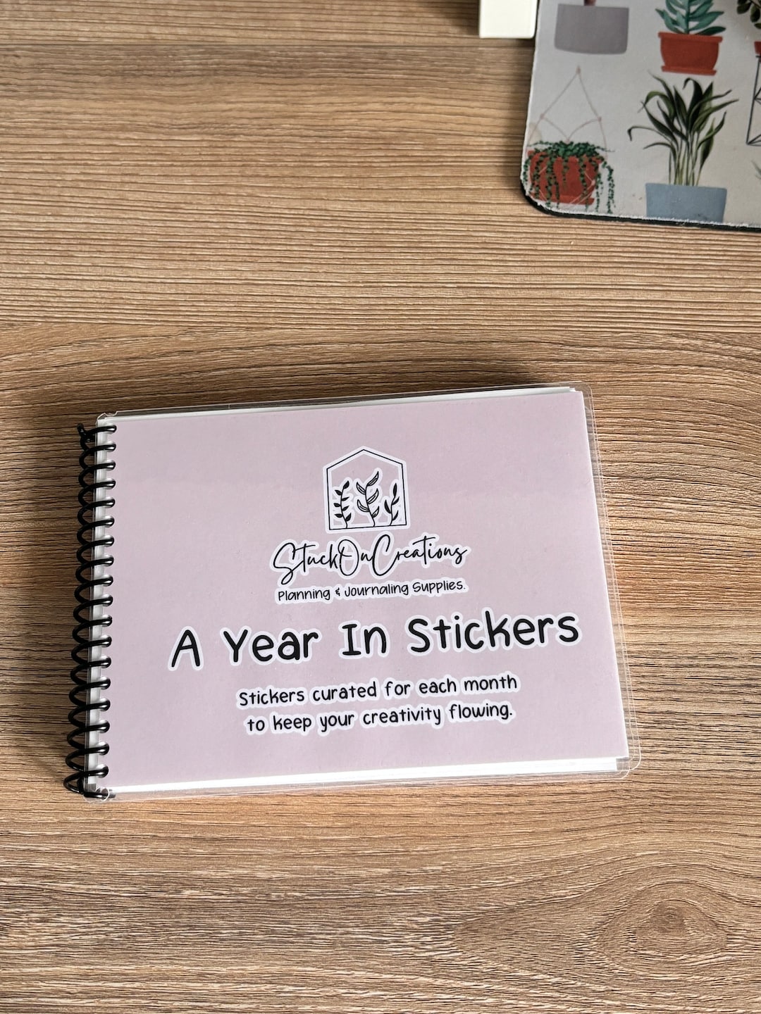 A Year in Stickers Coiled Sticker Book Lower Prices on Website - Etsy