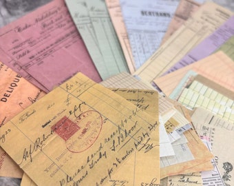 Old Paper Themed Ephemera Pack - Etsy