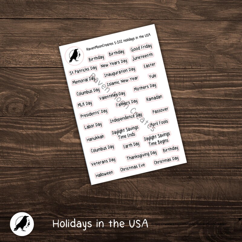 Holiday Sticker - Etsy