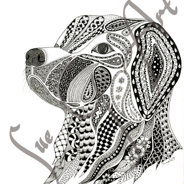 Zentangle Art - Etsy UK