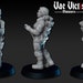 Human Bandit Woman RPG Miniature 3D Resin Printed 28-32mm Tabletop ...