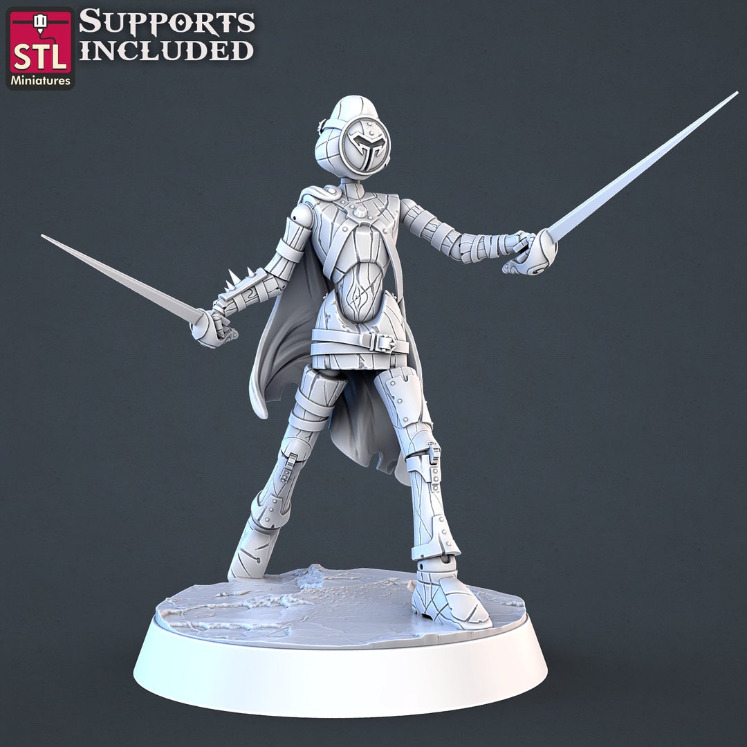 Small Construct A NPC Dnd Miniature 3D Resin Printed 32mm Tabletop ...