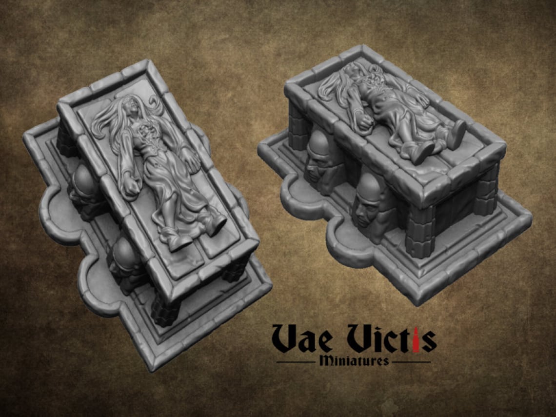 Altar Sacrifice Ritual RPG Miniature 3D Printed 28mm Scatter - Etsy