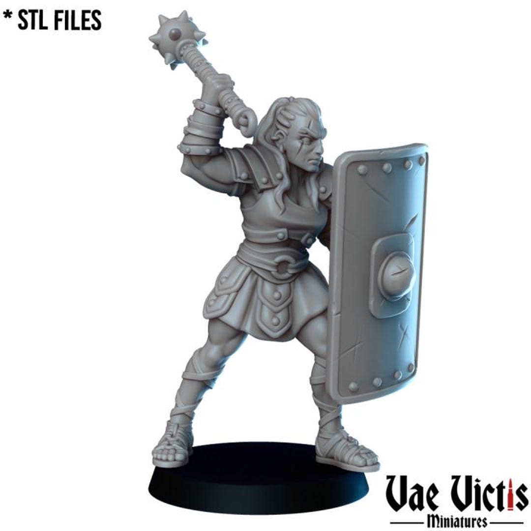 Resin Goliath Gladiator Miniature: 28-32mm RPG Gaming Figure - Etsy