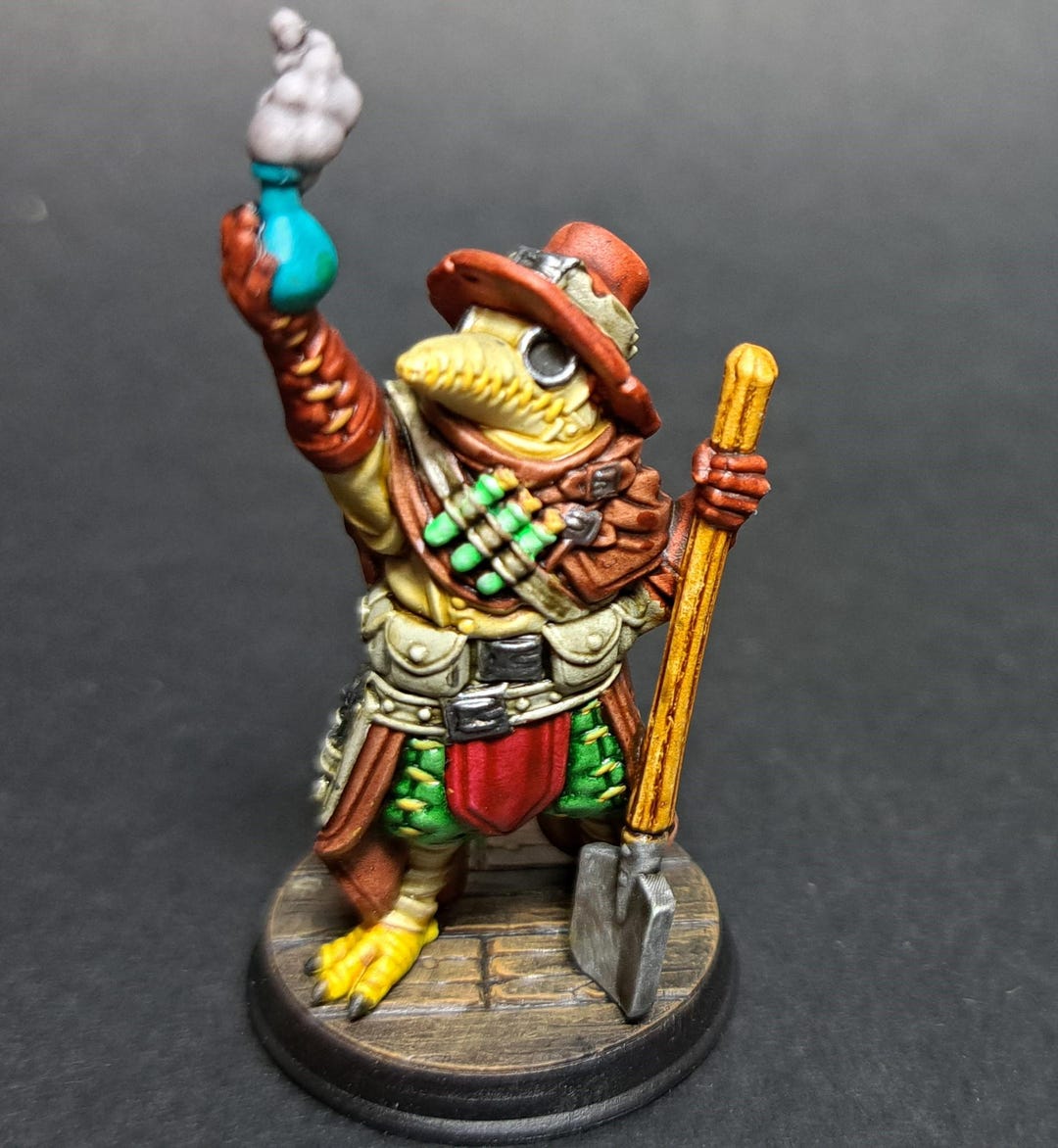 Kenku Necromancer Doctor Plague NPC Painted Dungeons and Dragons Mini ...