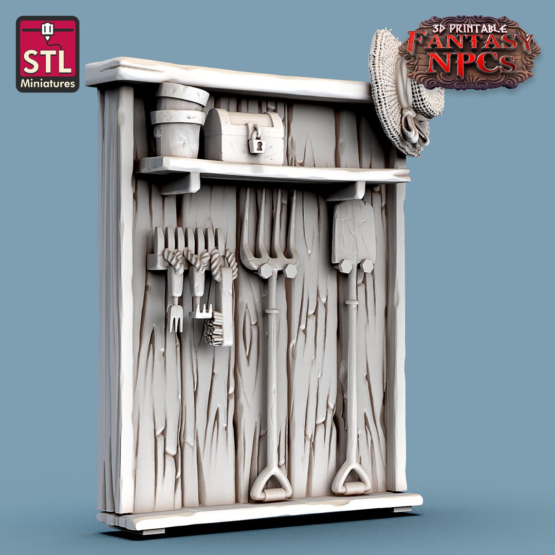 Gardener Tool Rack Dungeons and Dragons, Pathfinder, Tabletop Gaming ...