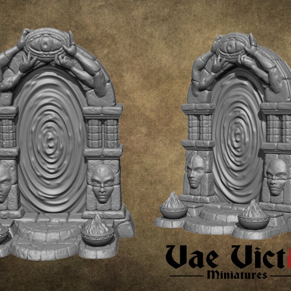 28mm Miniature Portal - Etsy