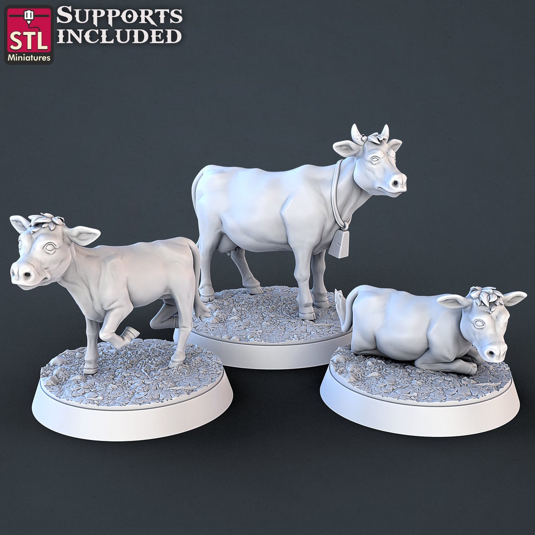 Farm Animals Cows Dungeons and Dragons, Pathfinder, Tabletop Gaming ...