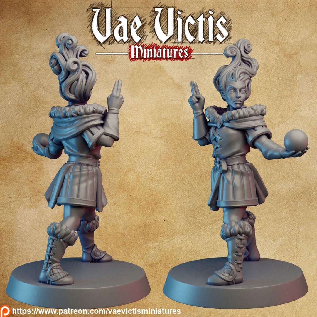 Soothsayer RPG Miniature 3D Resin Printed 28-32mm Tabletop Fantasy ...